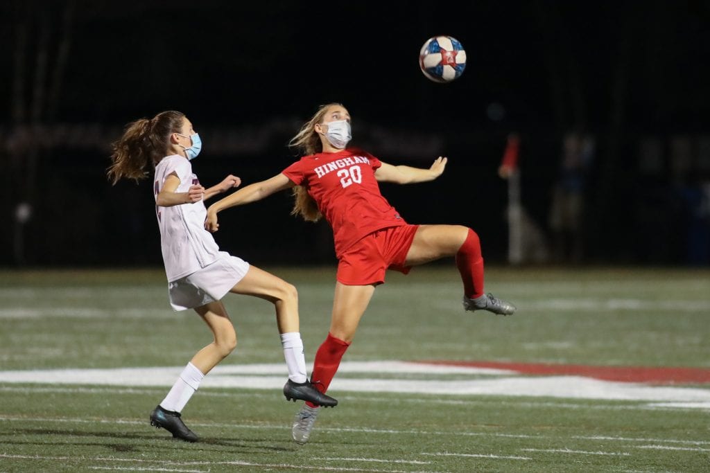 Girls Soccer Wins First Game in Patriot Cup Tournament - Hingham Anchor