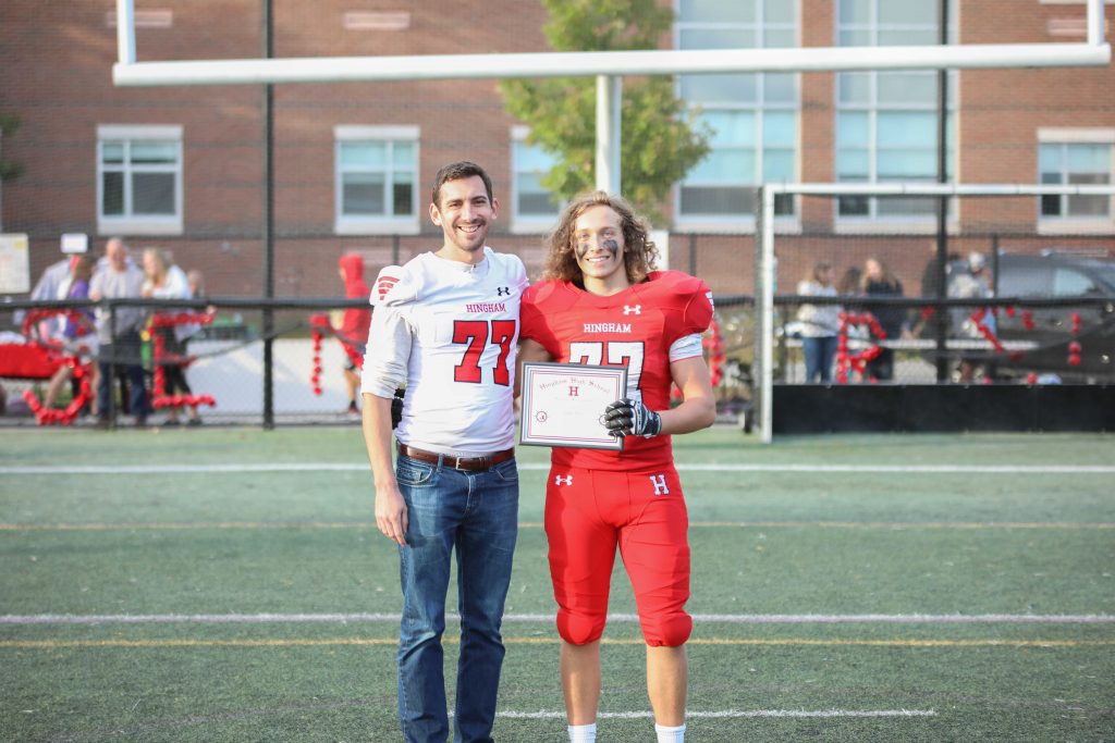 Teachers Honored at Homecoming - Hingham Anchor