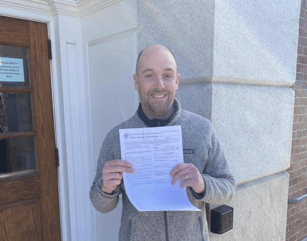 Matthew Cosman Announces Candidacy for School Committee - Hingham Anchor