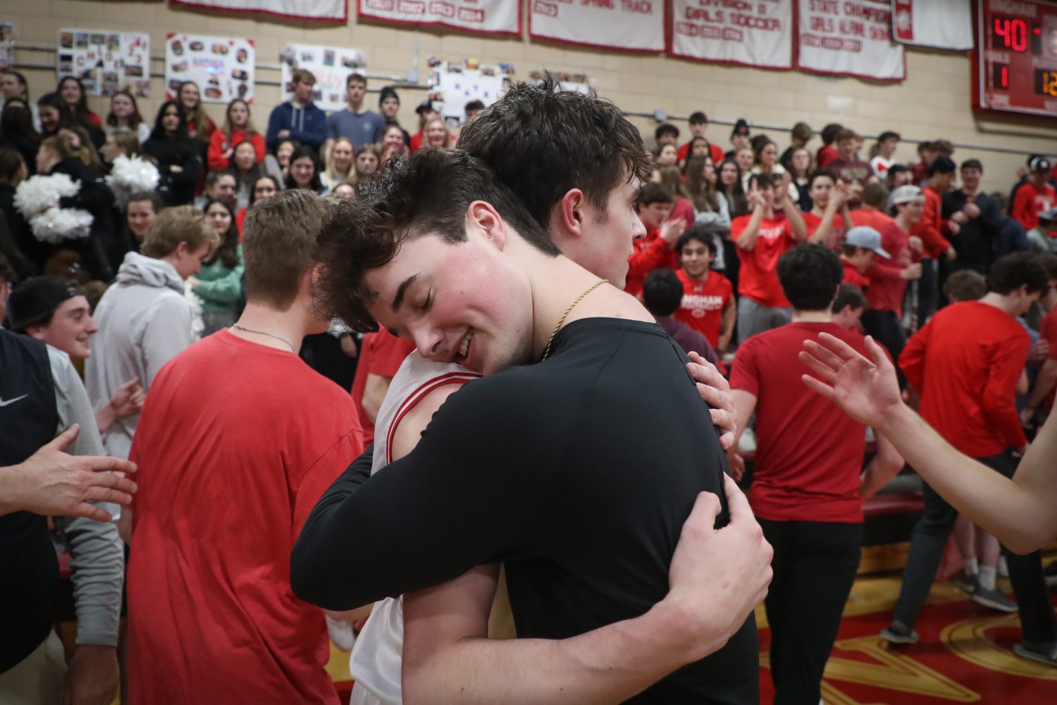 History Made as McBride Becomes First 1,000 Point Scorer for Boys Basketball - Hingham Anchor