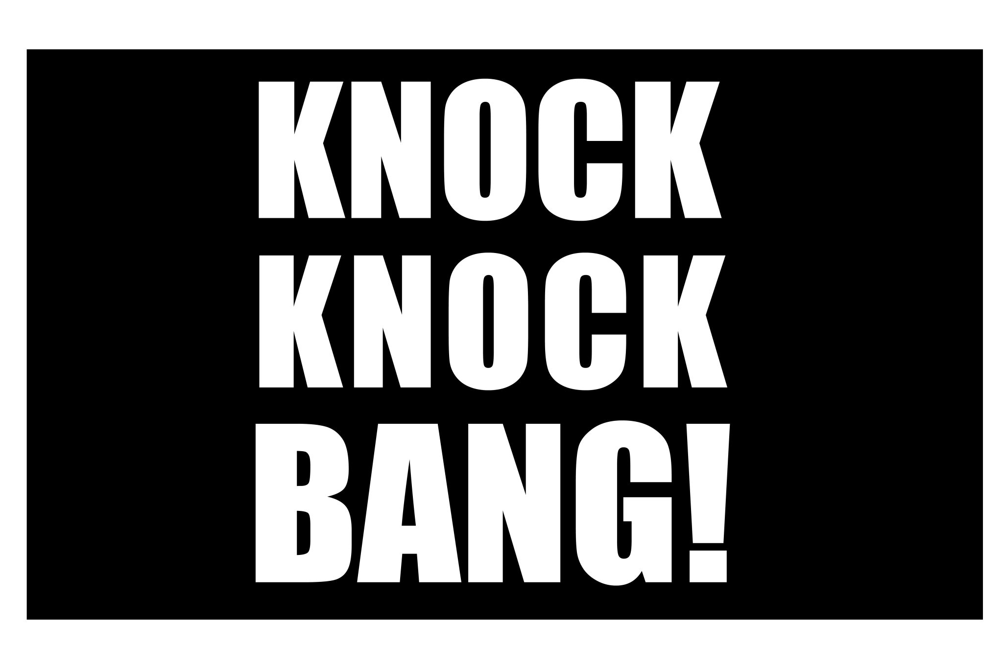 Opinion: Knock, Knock, Bang! - Hingham Anchor