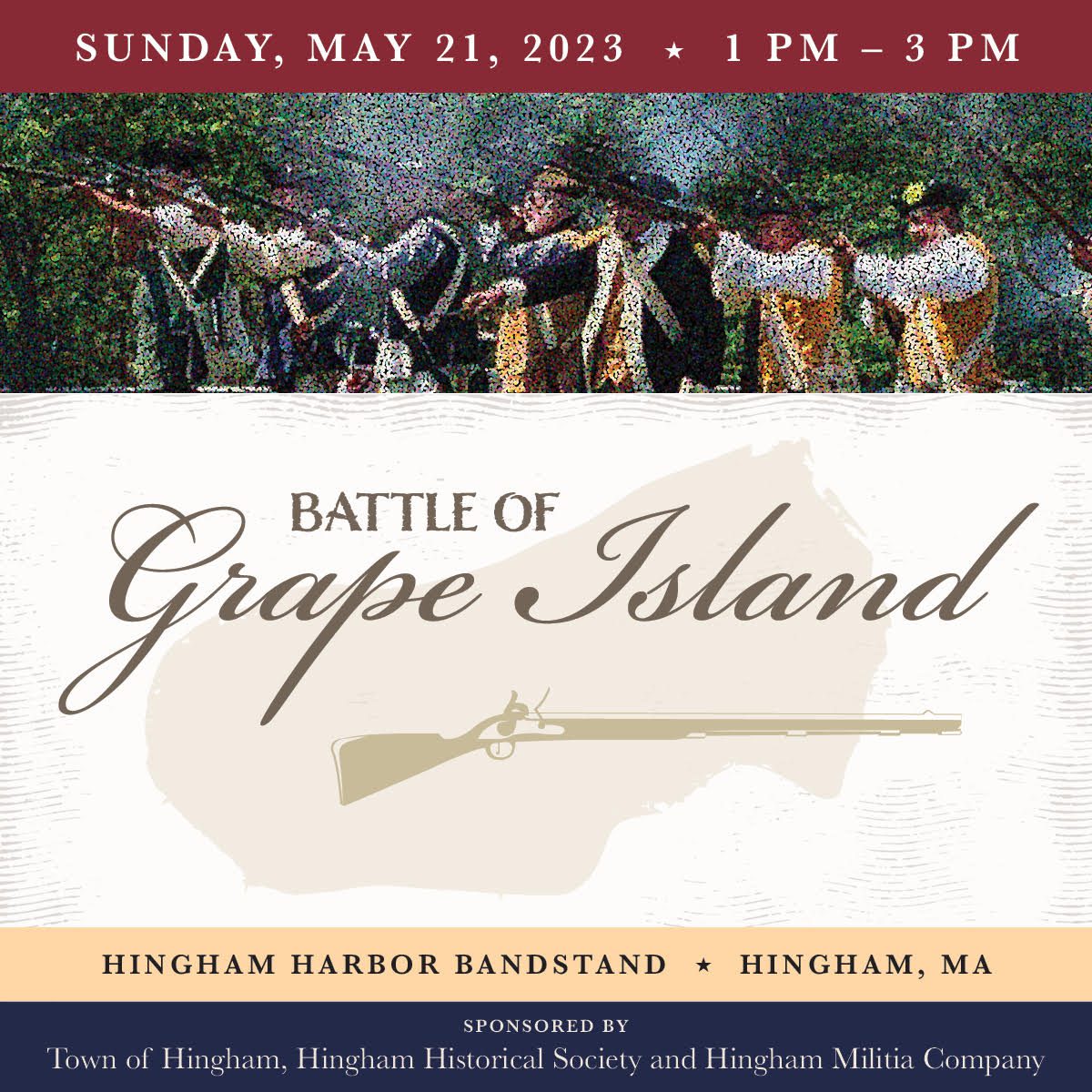 Battle of Grape Island Commemoration - Hingham Anchor