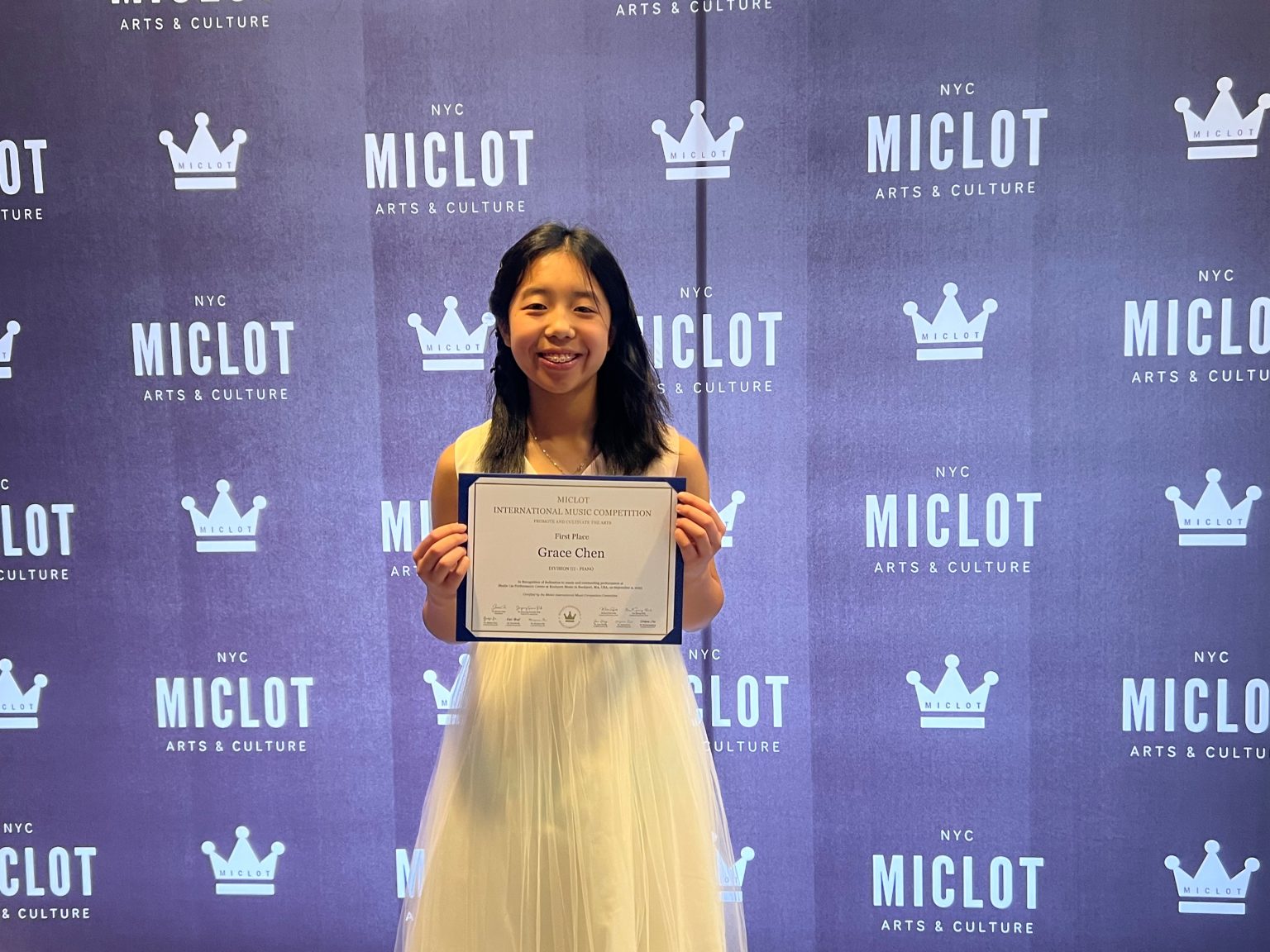 Hingham's Grace Chen wins Grand Prize in Miclot International Music ...
