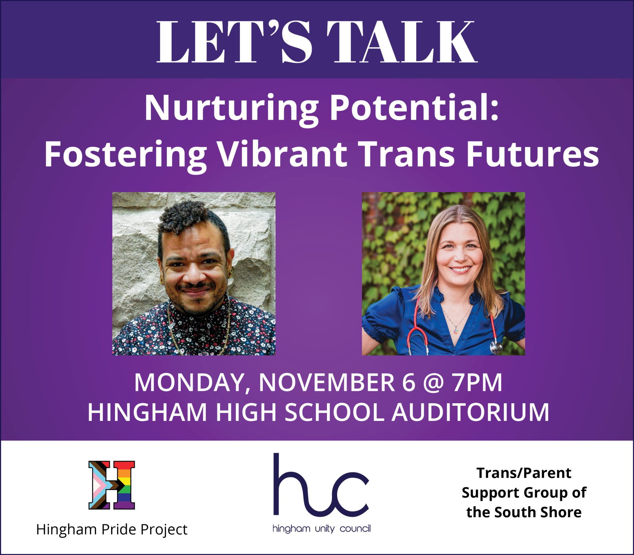 Join the Discussion: “Nurturing Potential: Fostering Vibrant Trans Futures” - Hingham Anchor
