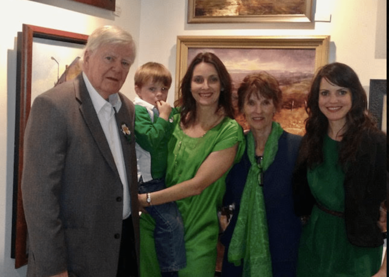 Family, friends celebrate Aisling Gallery owner on her 84th birthday, praising her kindness and ...