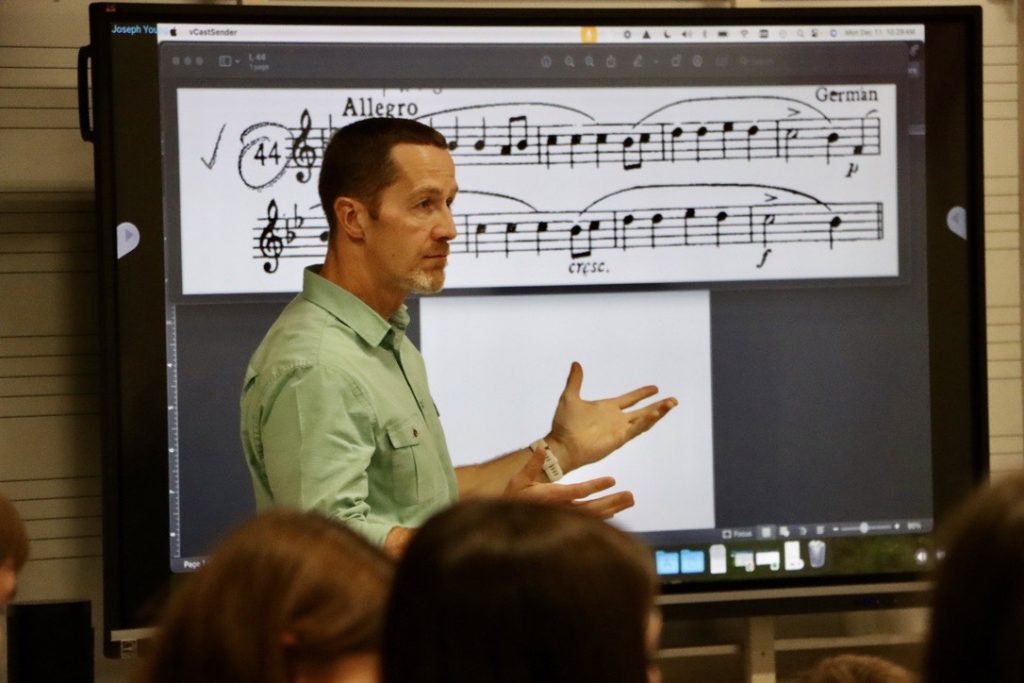 Middle School chorus students share an 'authentic high school chorus ...