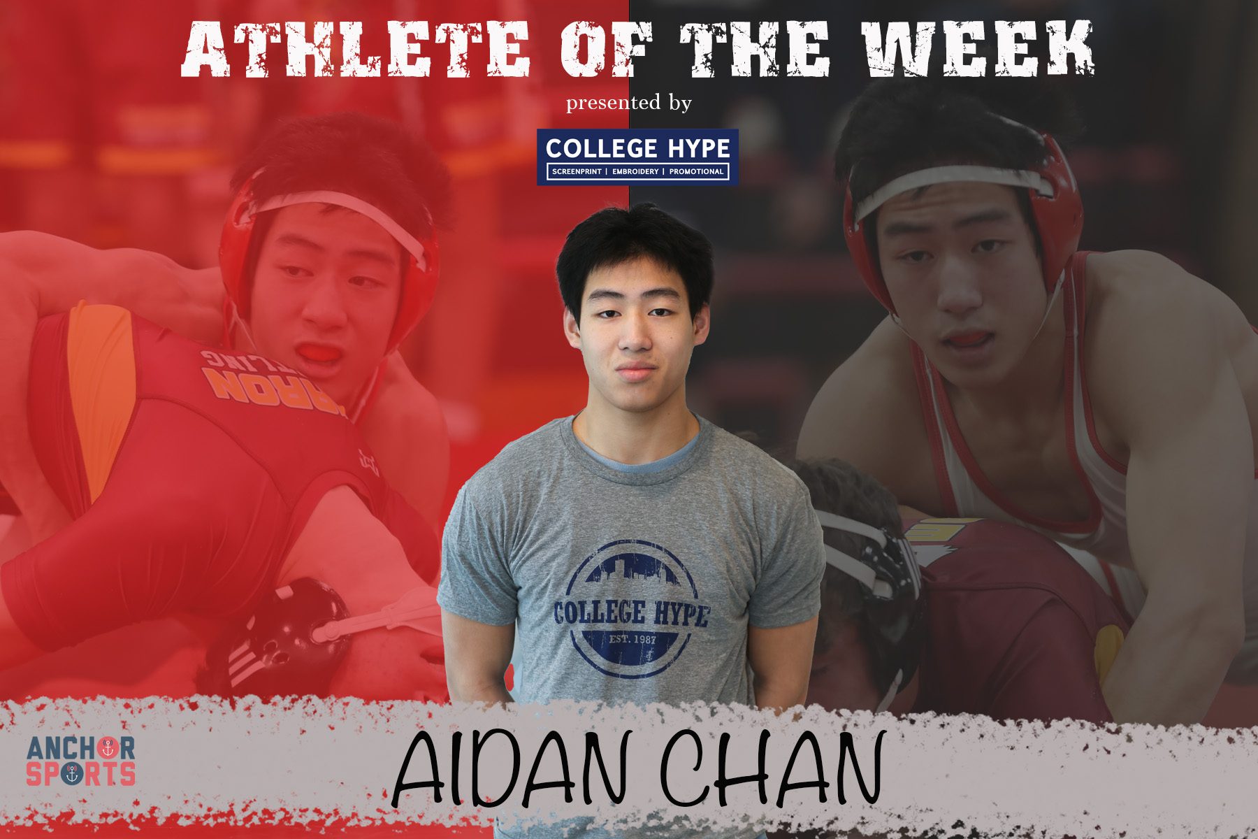 Athlete of the Week Presented by College Hype 1/15/24: Aidan Chan ...