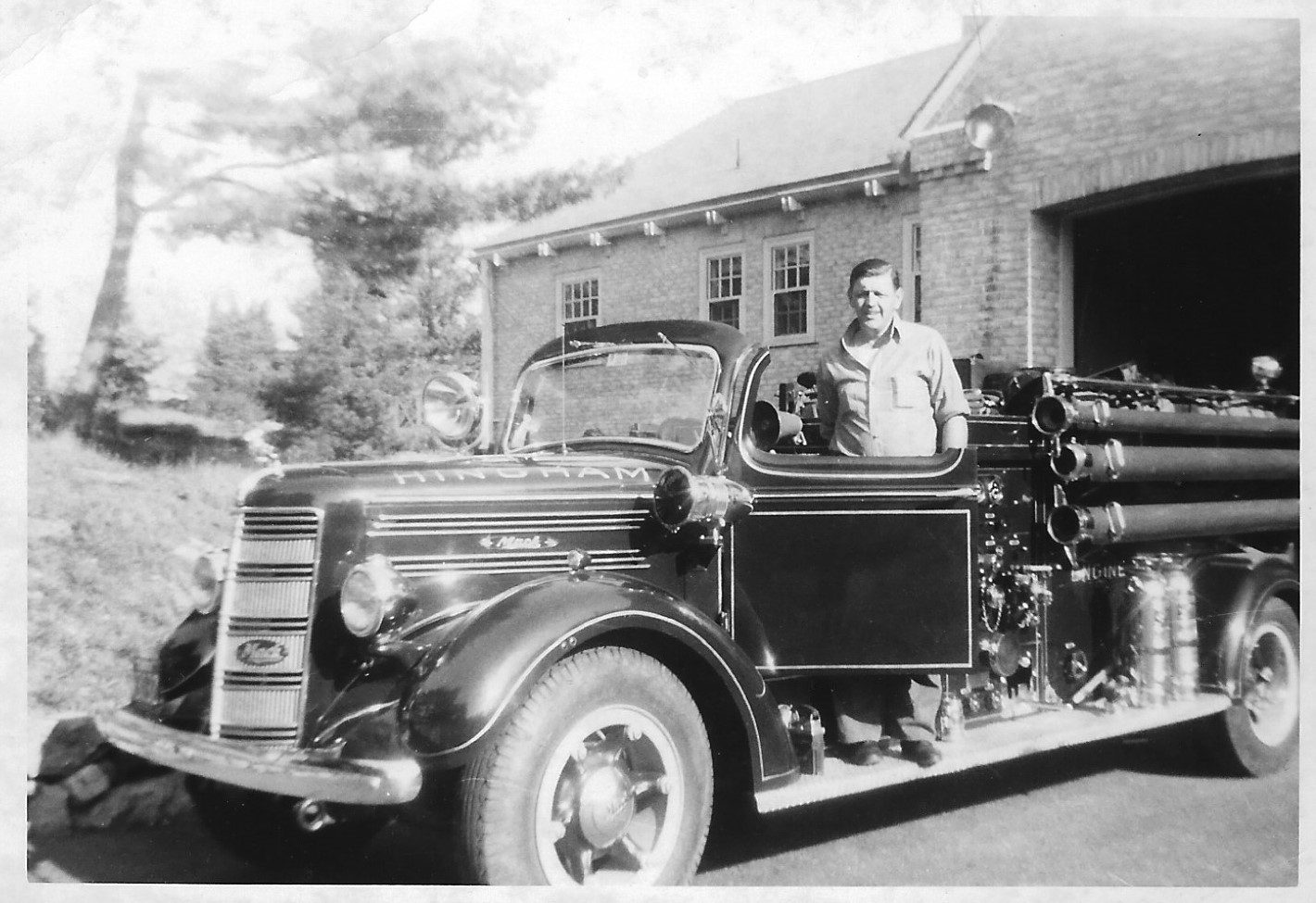 Way Back Wednesday: Will Loring and a brand-new fire engine - Hingham ...