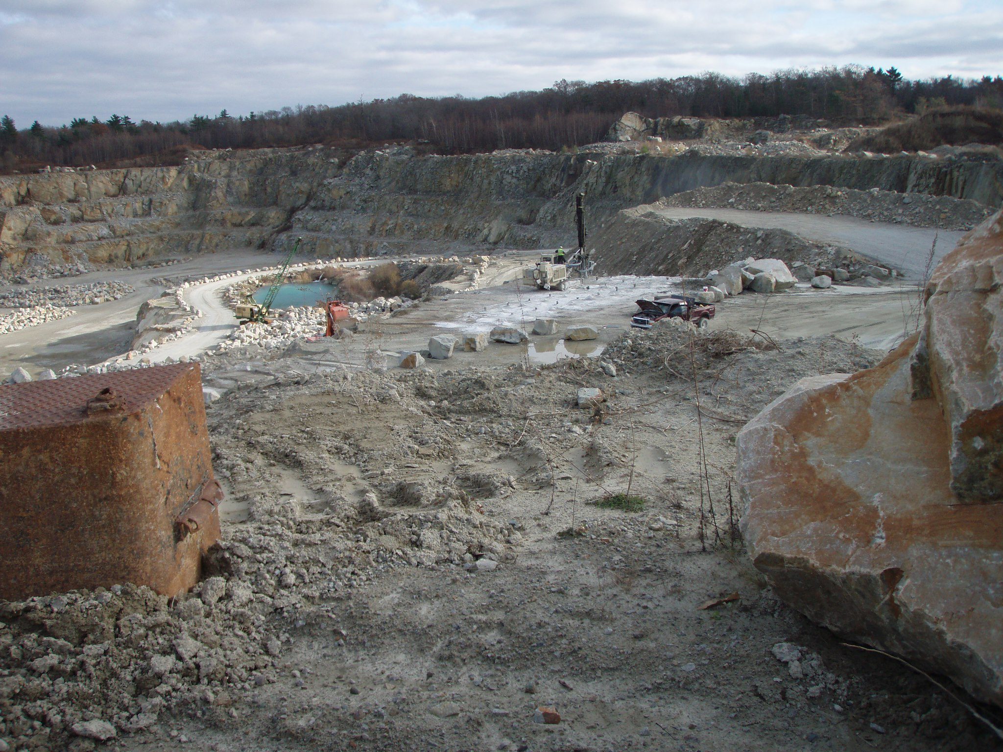 1954 Winch Truck at Whiting St Quarry - Hingham Anchor