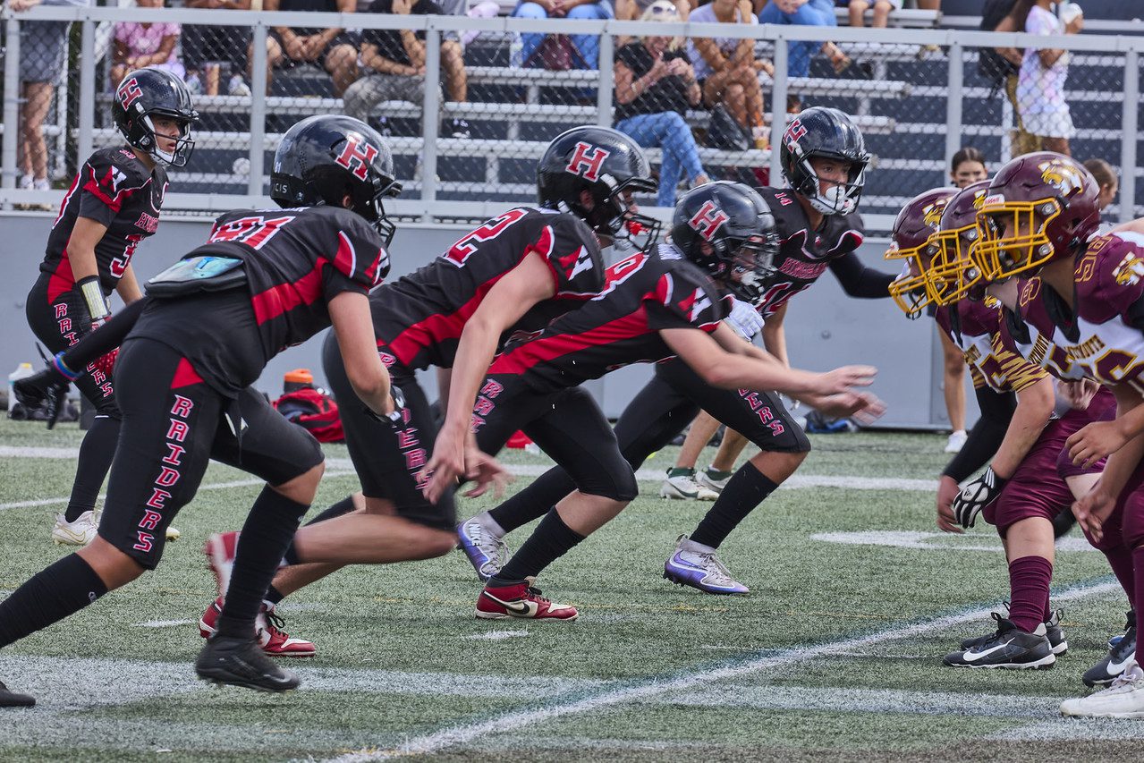Hingham 8th Grade Raiders Crush Weymouth in Home Opener - Hingham Anchor