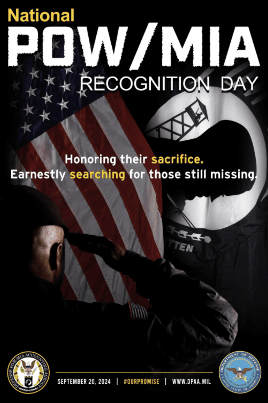 2024 National POW/MIA Recognition Day Friday, September 20th - Hingham Anchor