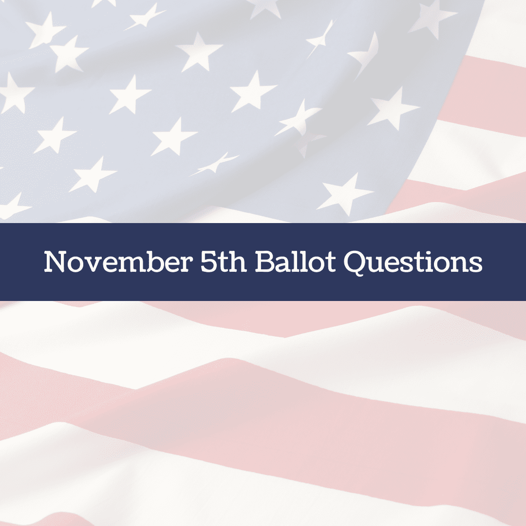 Voters will decide the outcome of five questions on the Nov. 5 ...