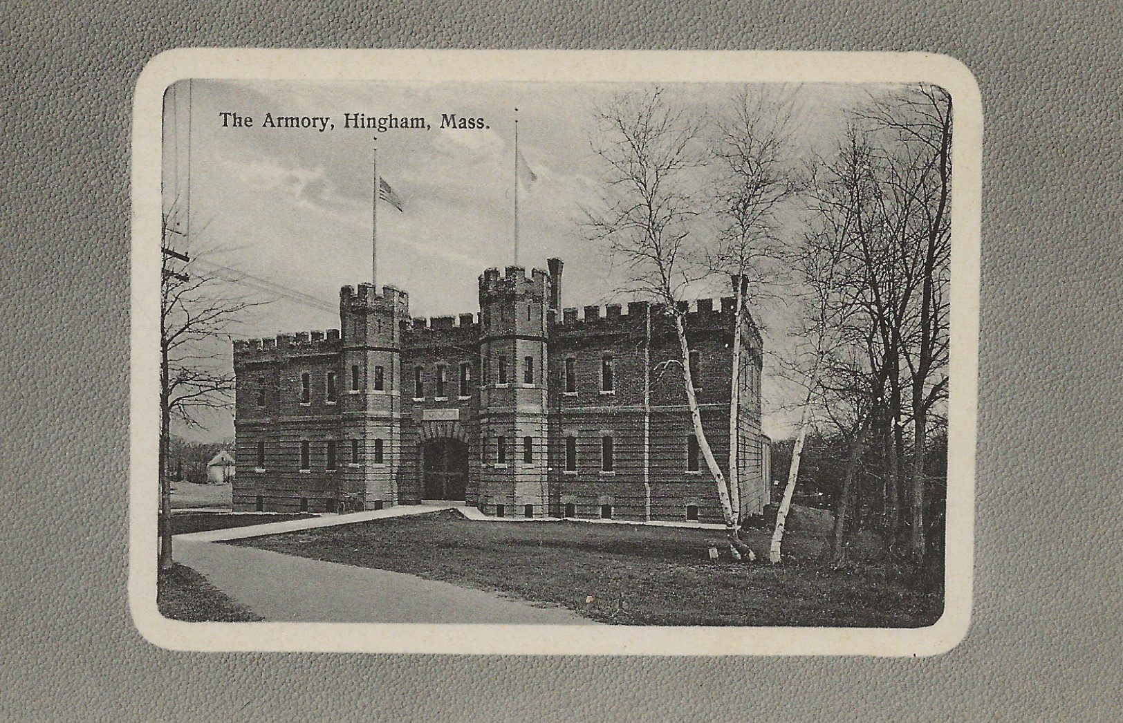 Way Back Wednesday: The Armory Postcard - Hingham Anchor