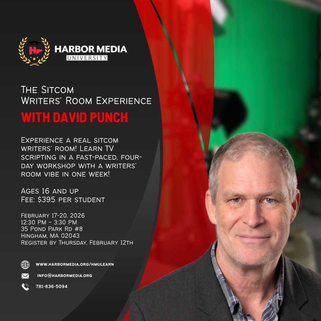 The Sitcom Writers' Room Experience with David Punch - Hingham Anchor