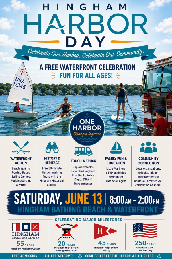Hingham Harbor Day launches June 13 With Waterfront Activities, Family ...