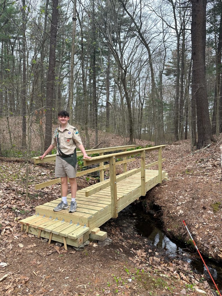 Boy Scout Eagle Scout Project: South School Bridge - Hingham Anchor